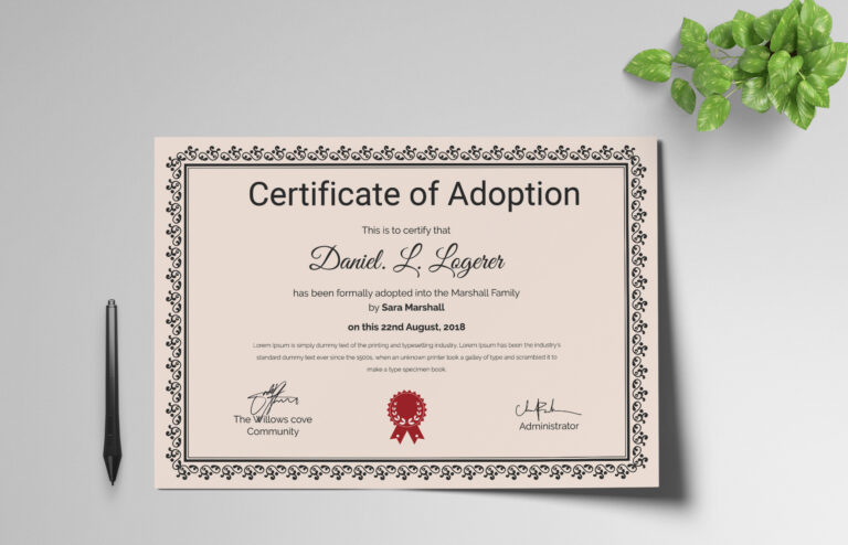 Understanding the Adoption Certificate: A comprehensive guide